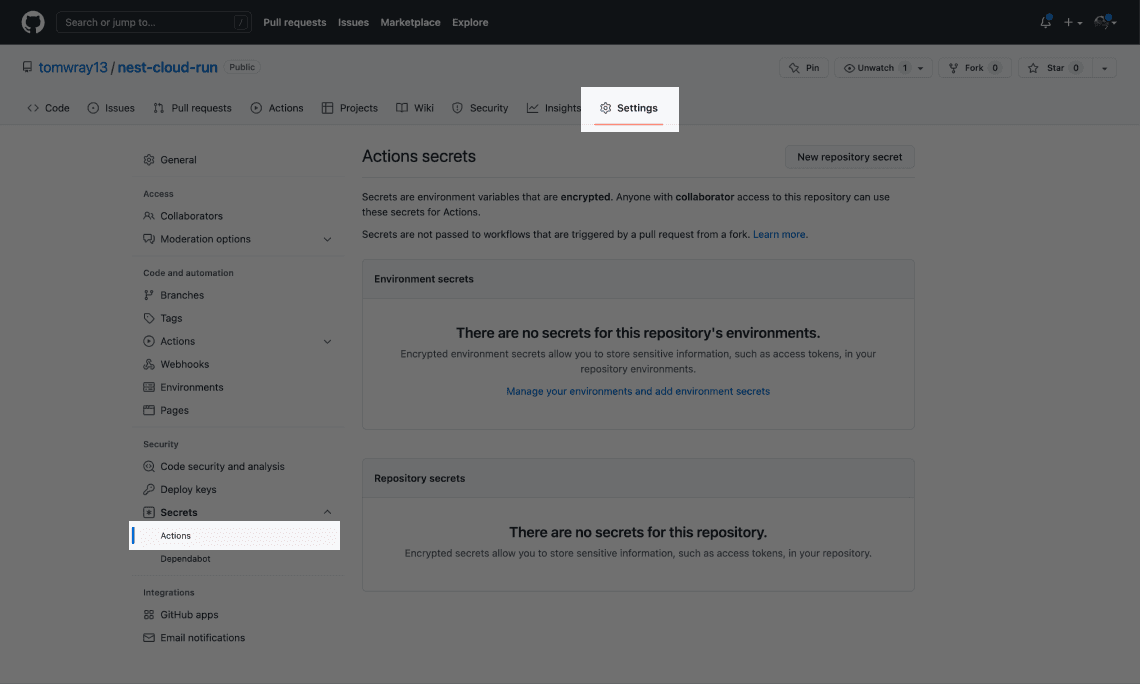 Deploying A Nestjs App To Cloud Run With Github Actions