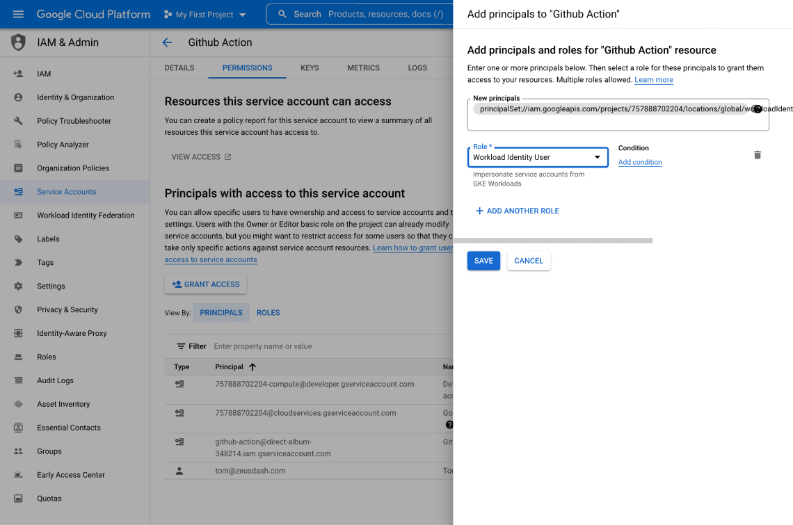 Deploying a NestJS app to Cloud Run with Github Actions