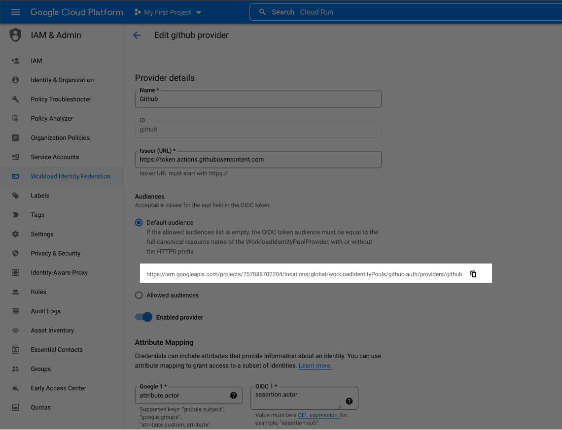 Deploying a NestJS app to Cloud Run with Github Actions